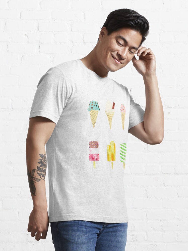 "ice cream selection" T-shirt for Sale by cardboardcities | Redbubble ...