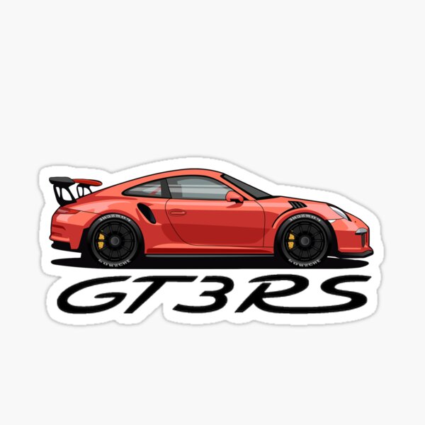 Porsche Gt3 Stickers | Redbubble