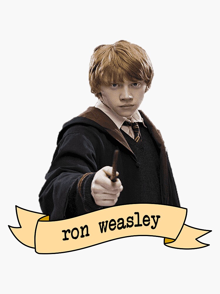 "ron" Sticker by dorannestore | Redbubble