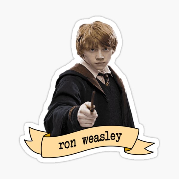 "ron" Sticker by dorannestore | Redbubble