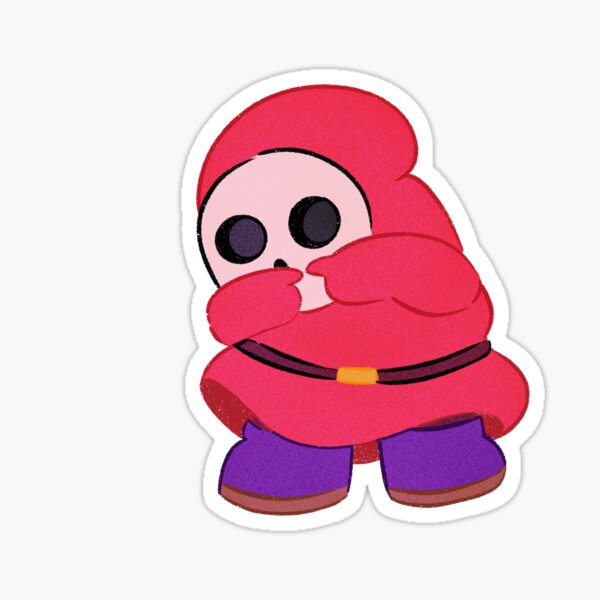Shy Guy Stickers | Redbubble