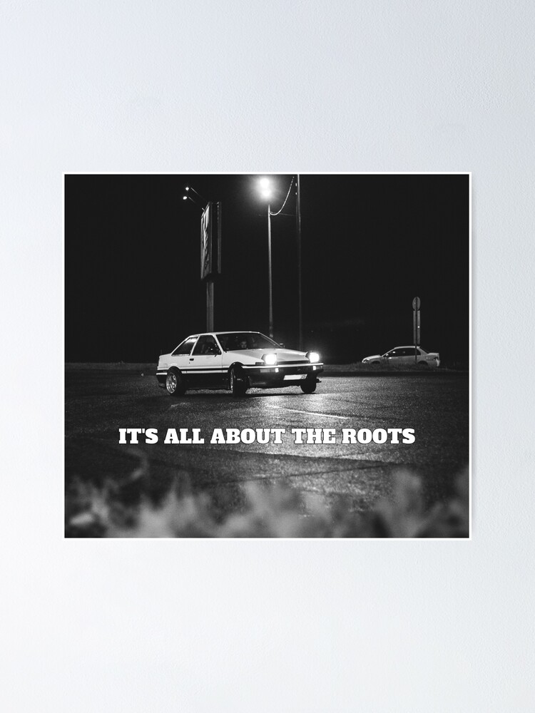 "Toyota AE86 Hachi-Roku Legacy" Poster for Sale by WTCustoms | Redbubble