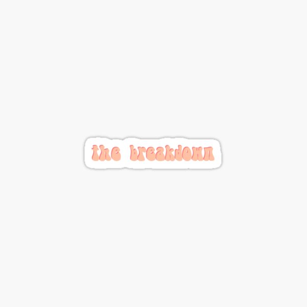 ""The Breakdown"" Sticker for Sale by freelysimple | Redbubble