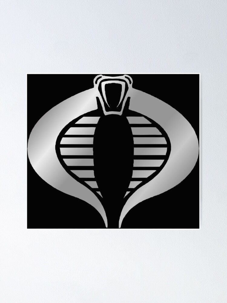 "Cobra Crimson Shadow Guard Logo" Poster by aliberalino | Redbubble