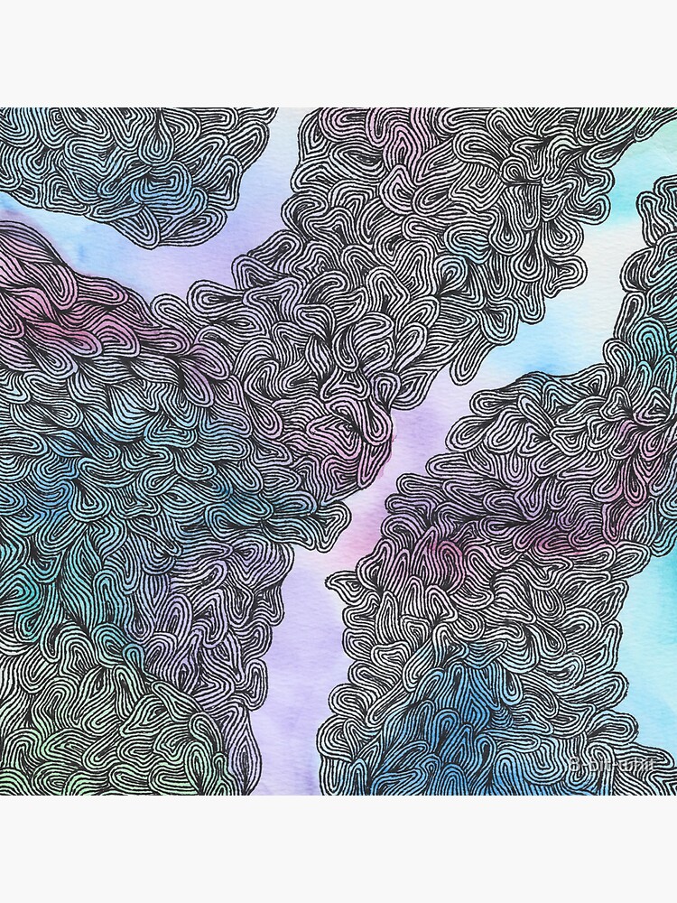 "Pastel blobs" Sticker for Sale by 8-bit-whit | Redbubble