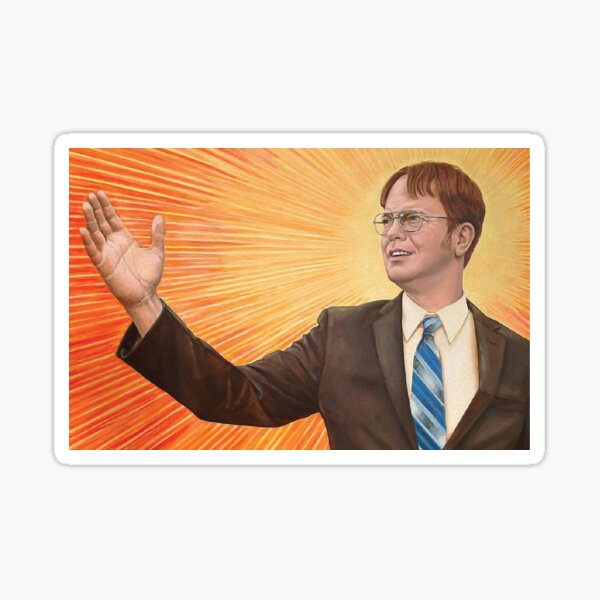 "The Office: Dwight Schrute Dictator Photo" Sticker for Sale by Lord ...