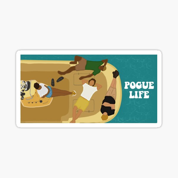 "Pogue Life - Outer Banks Art" Sticker by DeanTwinDesigns | Redbubble