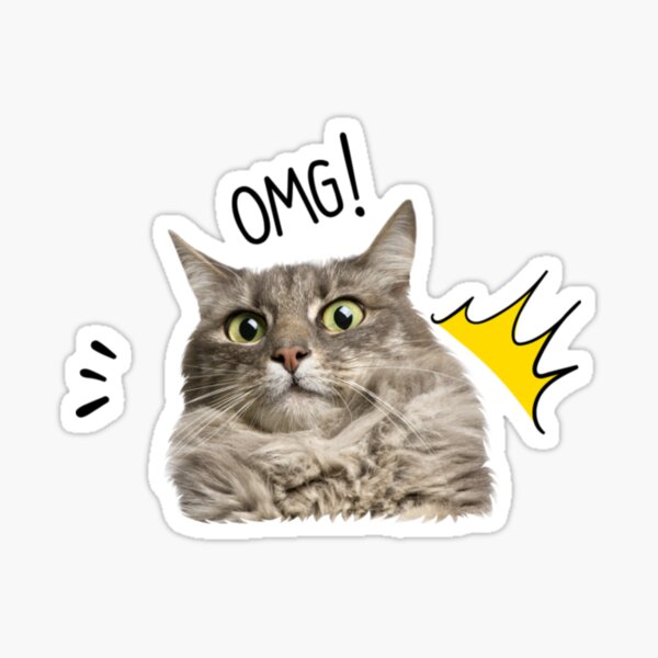 "Omg" Sticker by Wmcs91 | Redbubble