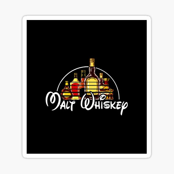 "Malt Whiskey" Sticker for Sale by nadiradsgn | Redbubble