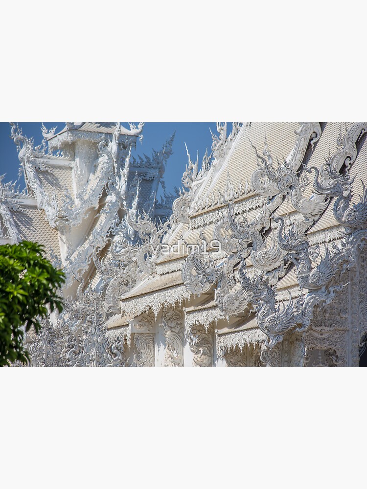 "Thailand. Chiang Rai. White Temple. Details." Sticker for Sale by ...