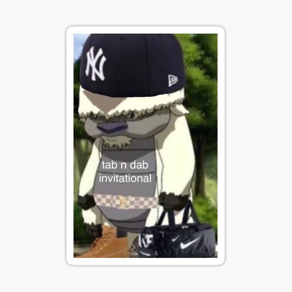 "APPA DRIP DRIP NO BRIM TAB N DAB SPECIAL" Sticker for Sale by ...