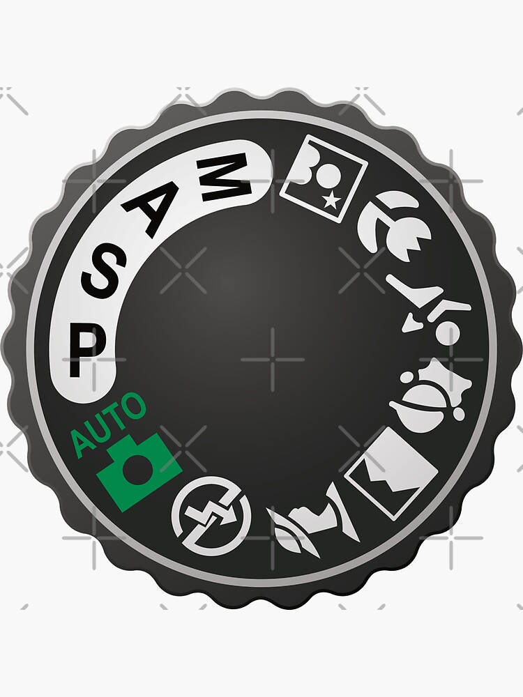 "DSLR Camera Dial Selector " Sticker for Sale by befehr | Redbubble