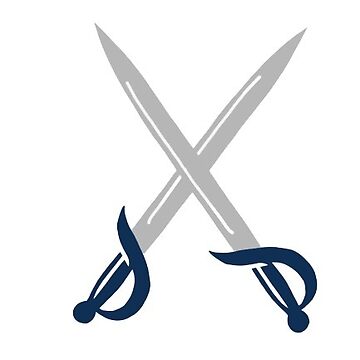 "Xavier University Musketeer Swords" Sticker for Sale by artbykeely ...