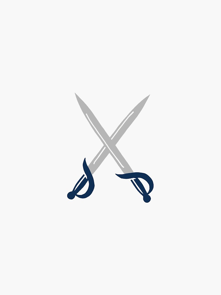 "Xavier University Musketeer Swords" Sticker for Sale by artbykeely ...