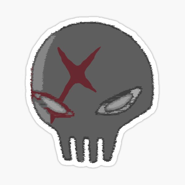 "Minimalist Red X" Sticker for Sale by SpaghettiFarmer | Redbubble