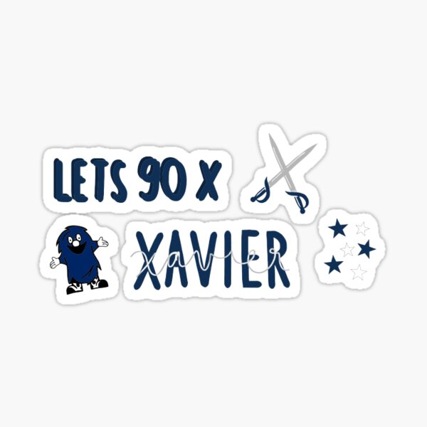 "Xavier University Sticker Pack" Sticker for Sale by Elizabeth D'Arpa ...