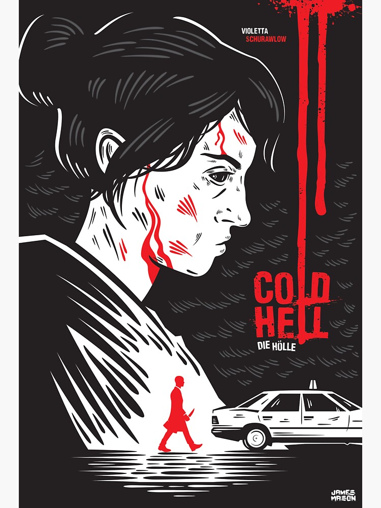 "Cold Hell" Sticker by jmason077 | Redbubble