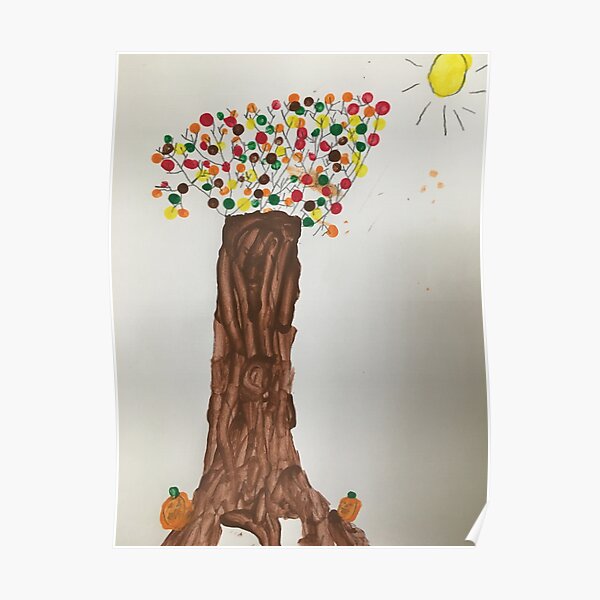 "Fall Tree " Poster by tiffbb | Redbubble