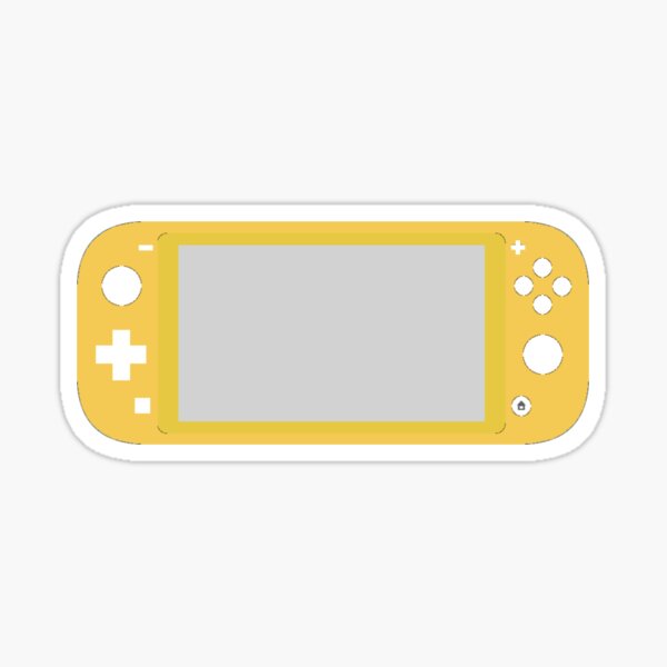 "Yellow Switch Lite" Sticker by Xx-narwhals-xx | Redbubble