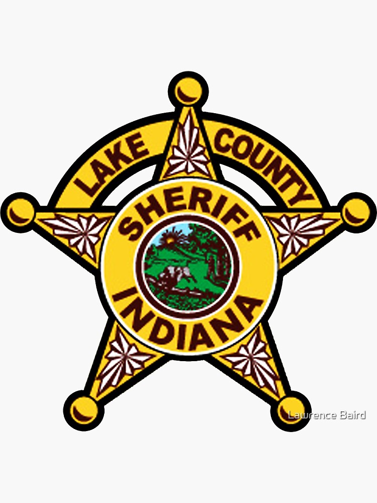 "Lake County Sheriff" Sticker for Sale by lawrencebaird | Redbubble