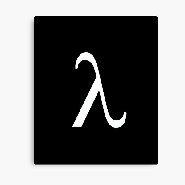 Lambda Canvas Prints | Redbubble