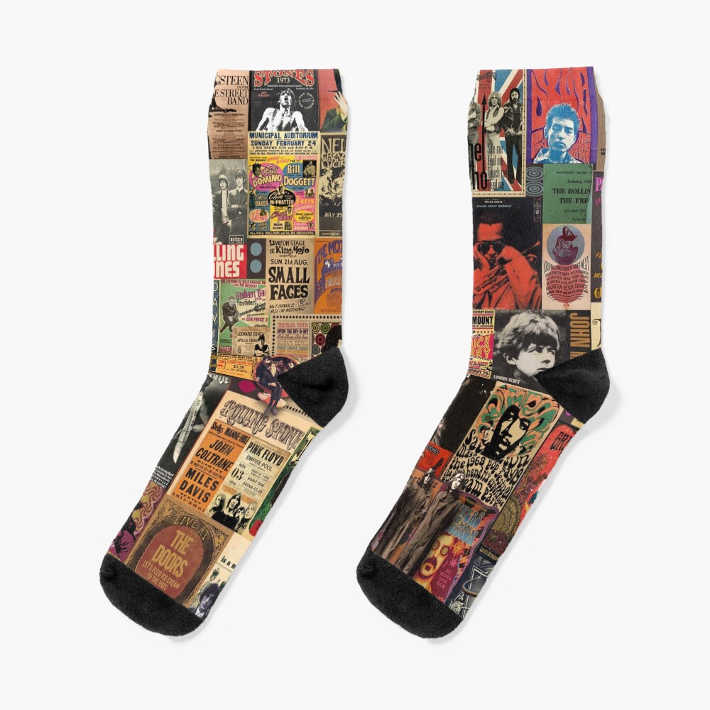 "Rock n' roll stories" Socks for Sale by Tefta | Redbubble