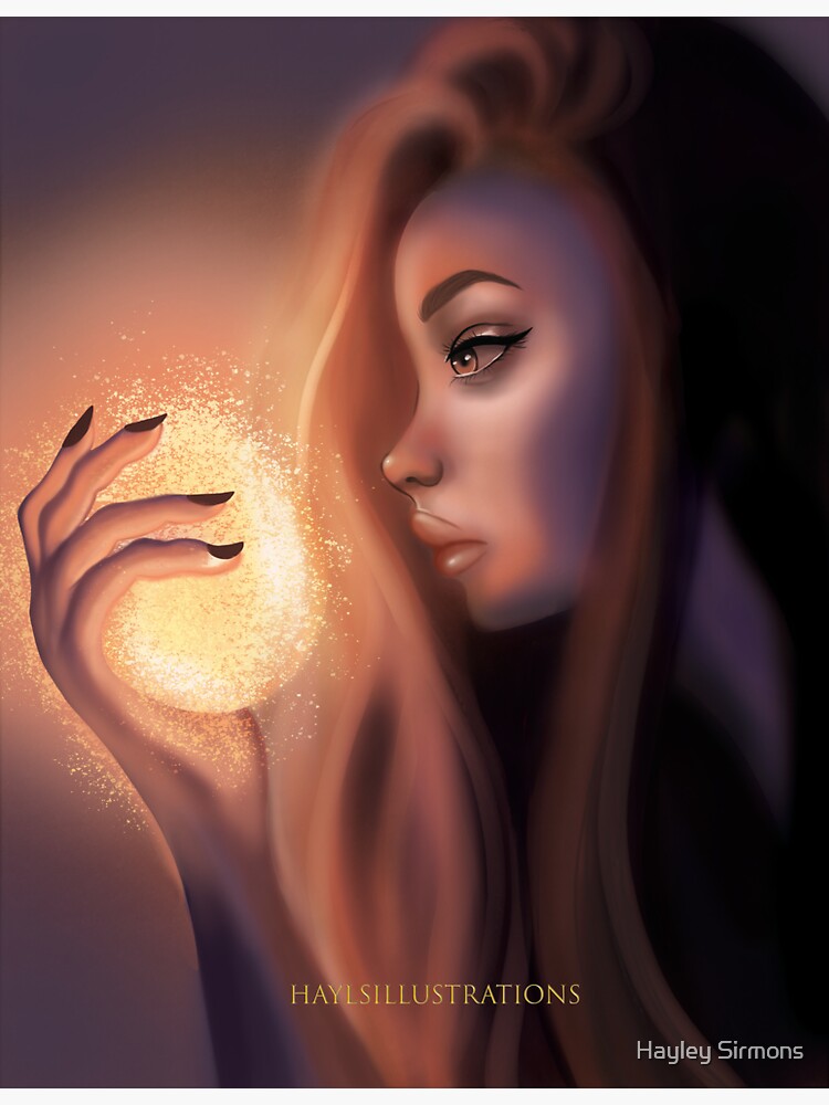 "Orb Girl HaylsIllustrations" Sticker for Sale by HaylsIllustrate ...