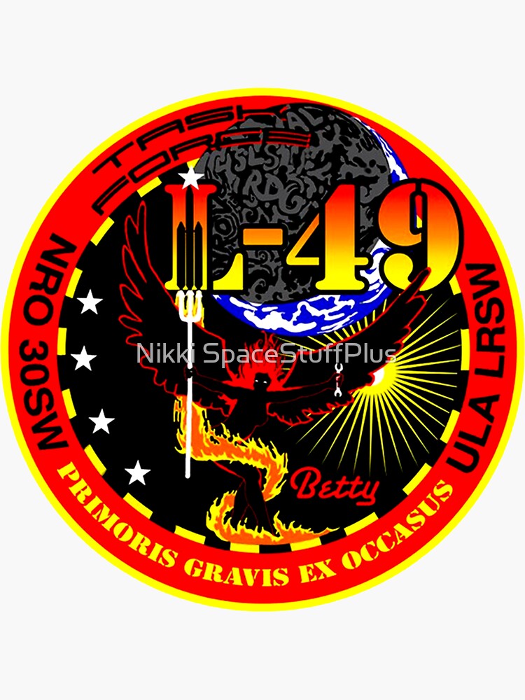 "NRO Launch 49 (NRO L-49) Logo" Sticker for Sale by Nikki ...