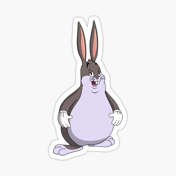 "Big Chungus " Sticker by nydollarslice | Redbubble