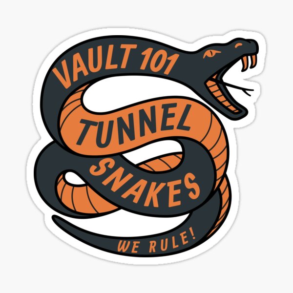Tunnel Snakes Stickers | Redbubble