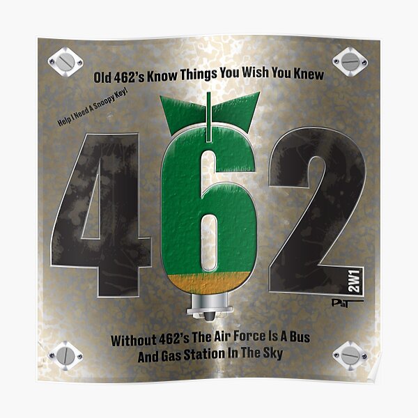 "462, 462X0, 2W1" Poster for Sale by PatArtByKevin | Redbubble