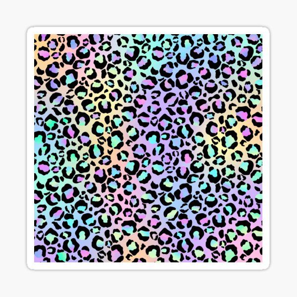 "Funky Leopard Print" Sticker by MaiHardt | Redbubble
