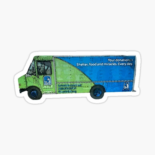"The Old Bread Truck: MHM" Sticker by BeardandBeauty | Redbubble