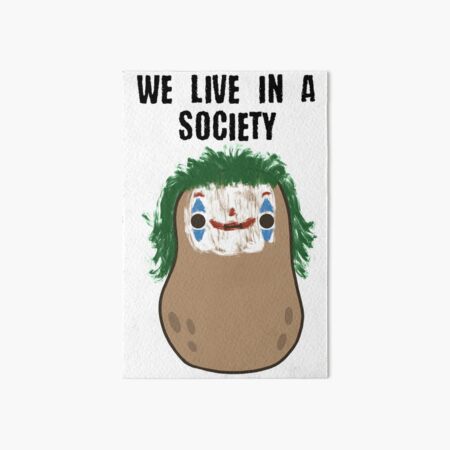 "Angry Clown Potato" Art Board Print by rpettit21 | Redbubble