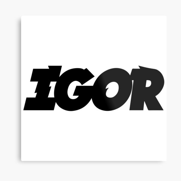 "Tyler the Creator Igor Logo" Metal Print by justaNBAfan2 | Redbubble