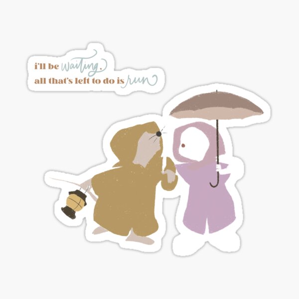 "the rescuers + t.s. lyrics" Sticker for Sale by dallaswiftie | Redbubble