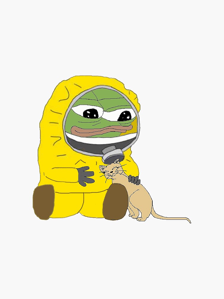 "Sad Frog Meme" Sticker by Marksupremo | Redbubble