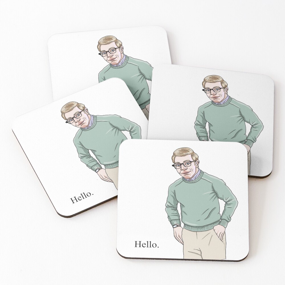 "Hello. My name is Joe Pera" Coasters (Set of 4) for Sale by ryanbudgie ...
