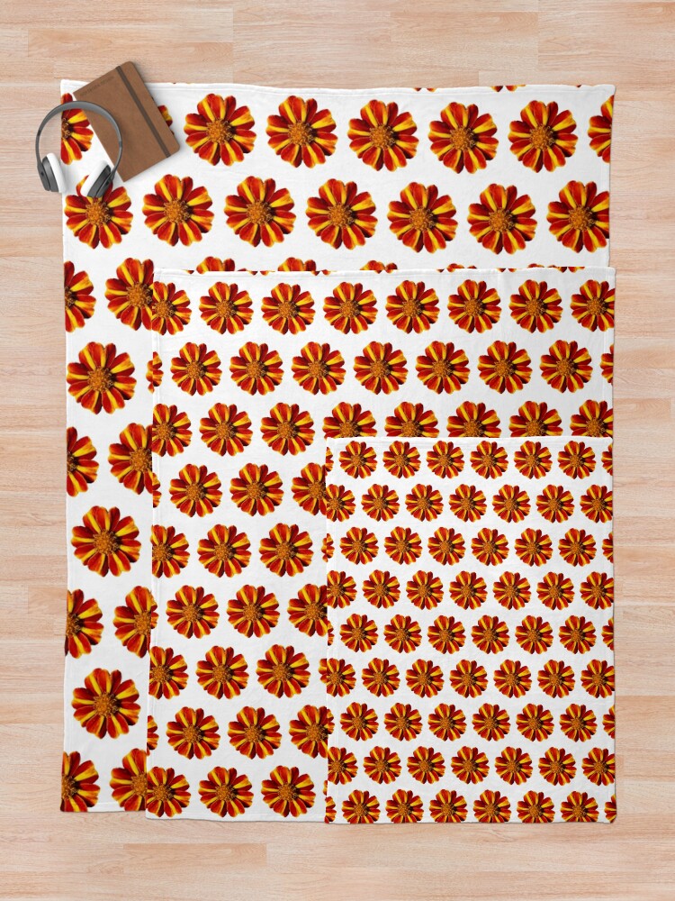 "Court Jester Marigold" Throw Blanket by EimearMac | Redbubble