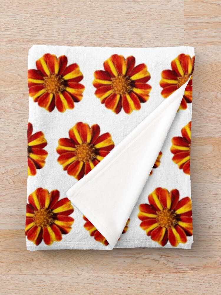 "Court Jester Marigold" Throw Blanket by EimearMac | Redbubble
