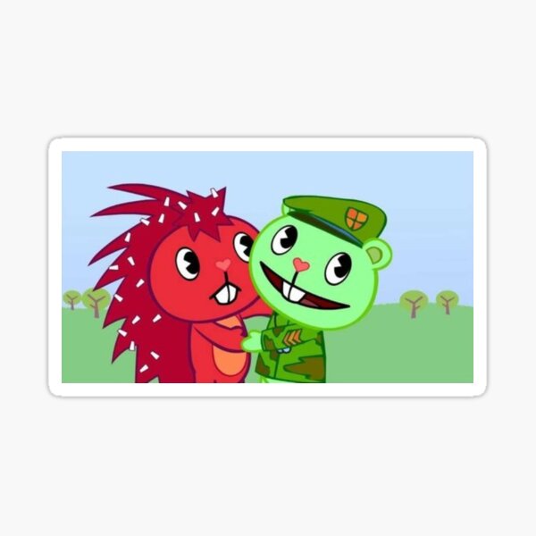 "Flippy x Flaky" Sticker by goblinlad | Redbubble