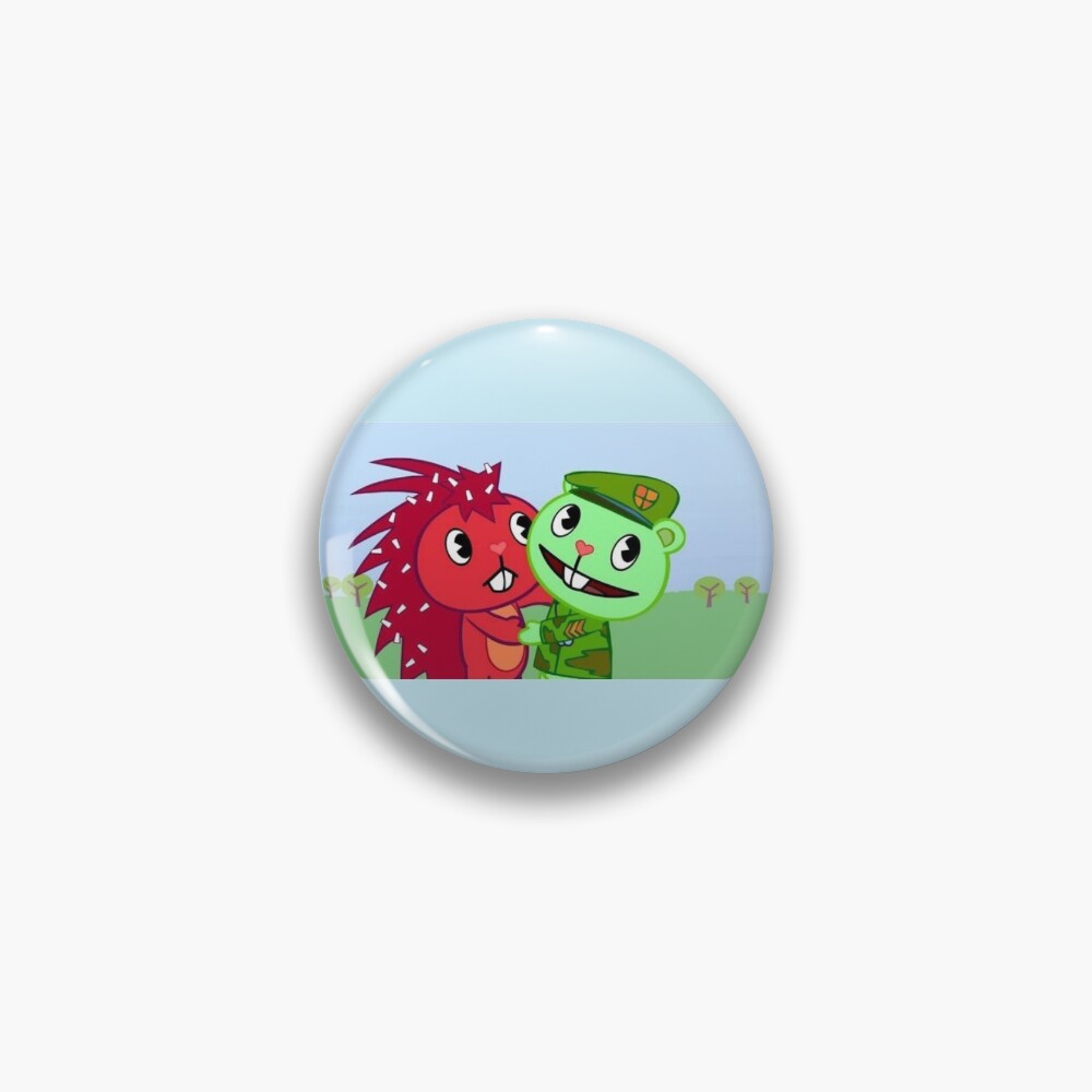 "Flippy x Flaky" Pin for Sale by goblinlad | Redbubble