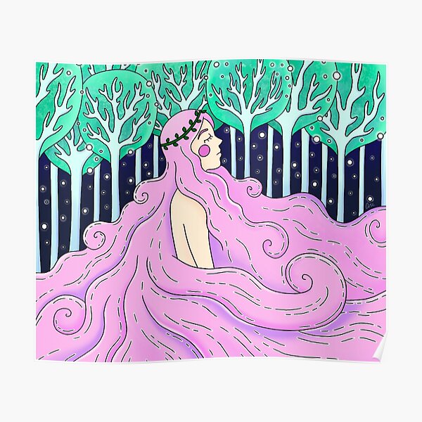 "Flower Child" Poster by AriIllustrates | Redbubble