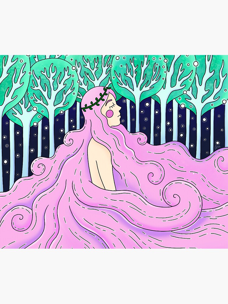 "Flower Child" Sticker by AriIllustrates | Redbubble