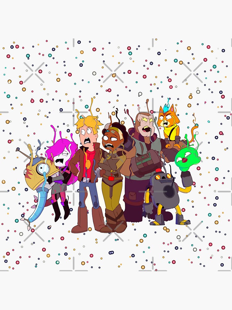 "Final Space - Falling In Final Space" Sticker for Sale by ...