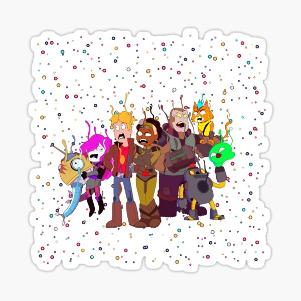 "Final Space - Falling In Final Space" Sticker for Sale by ...