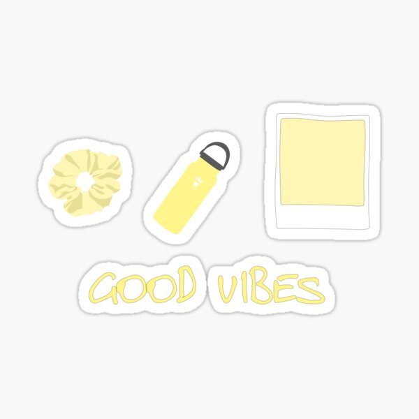 "Yellow Summer Sticker Pack" Sticker by kayleeoconnor | Redbubble
