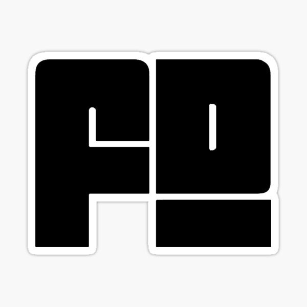 "Film Daze Logo - Black" Sticker by FilmDaze | Redbubble