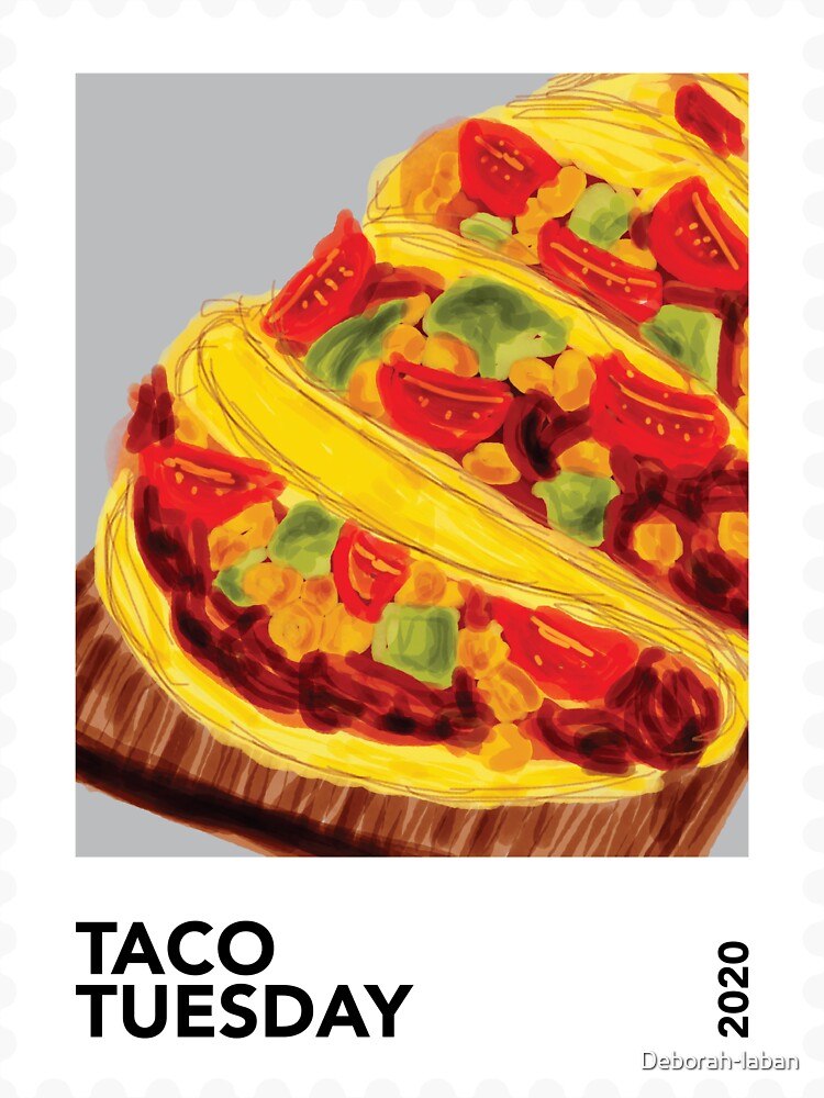 "Taco Tuesday" Sticker for Sale by Deborah-laban | Redbubble