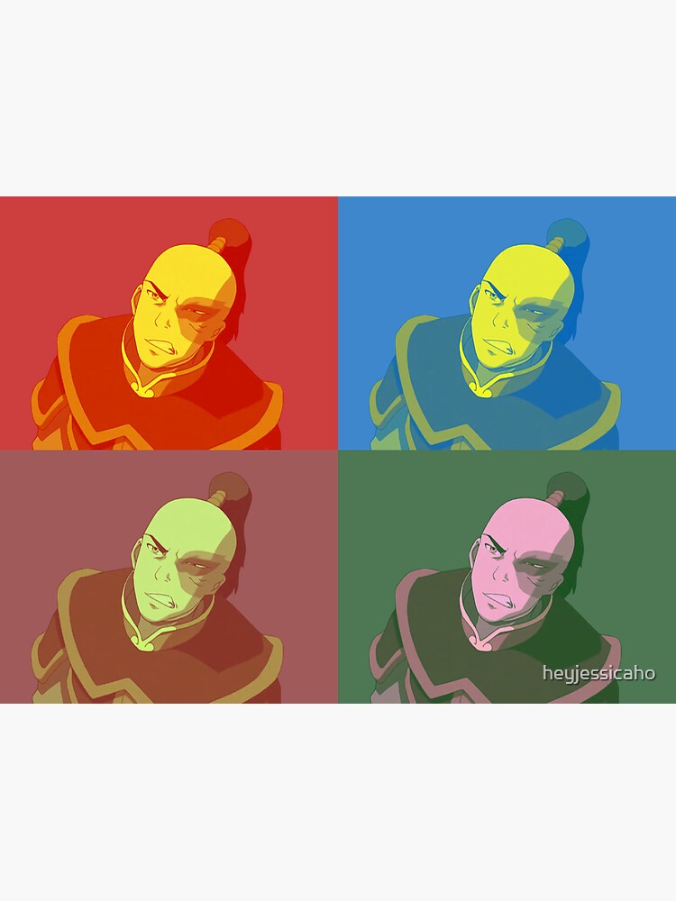 "ANGRY ZUKO POP ART GRAPHIC" Sticker for Sale by heyjessicaho | Redbubble